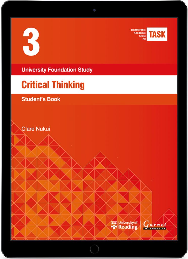 TASK 3 Critical Thinking Student’s eBook | Garnet Education
